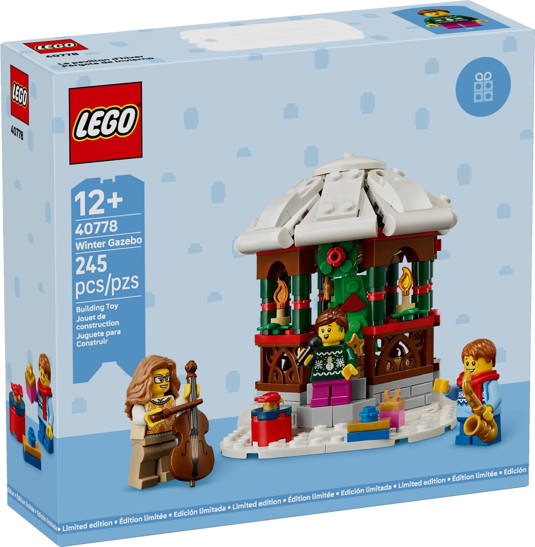 Lego Exclusive 40778 - Winter Gazebo – Brikkehuset