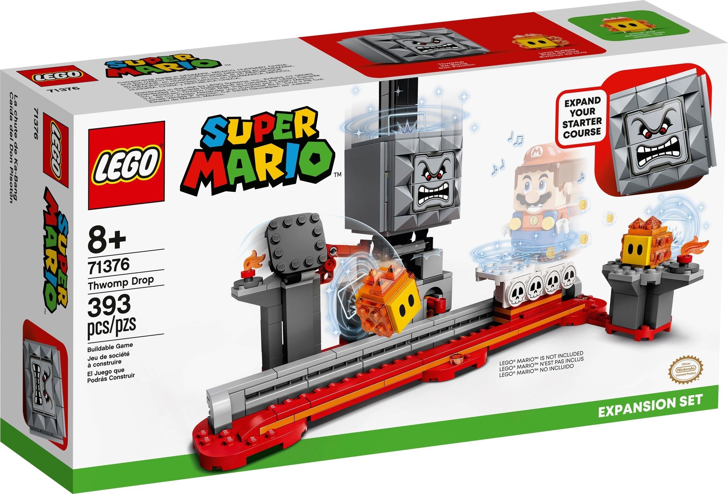 Lego Super Mario 71376 - Thwomp Drop – Brikkehuset